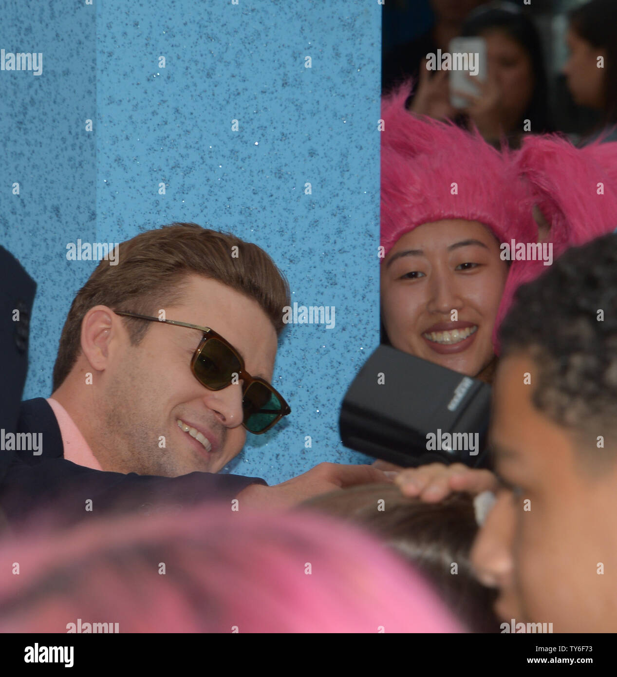 Cast member Justin Timberlake, the voice of Branch in the animated ...