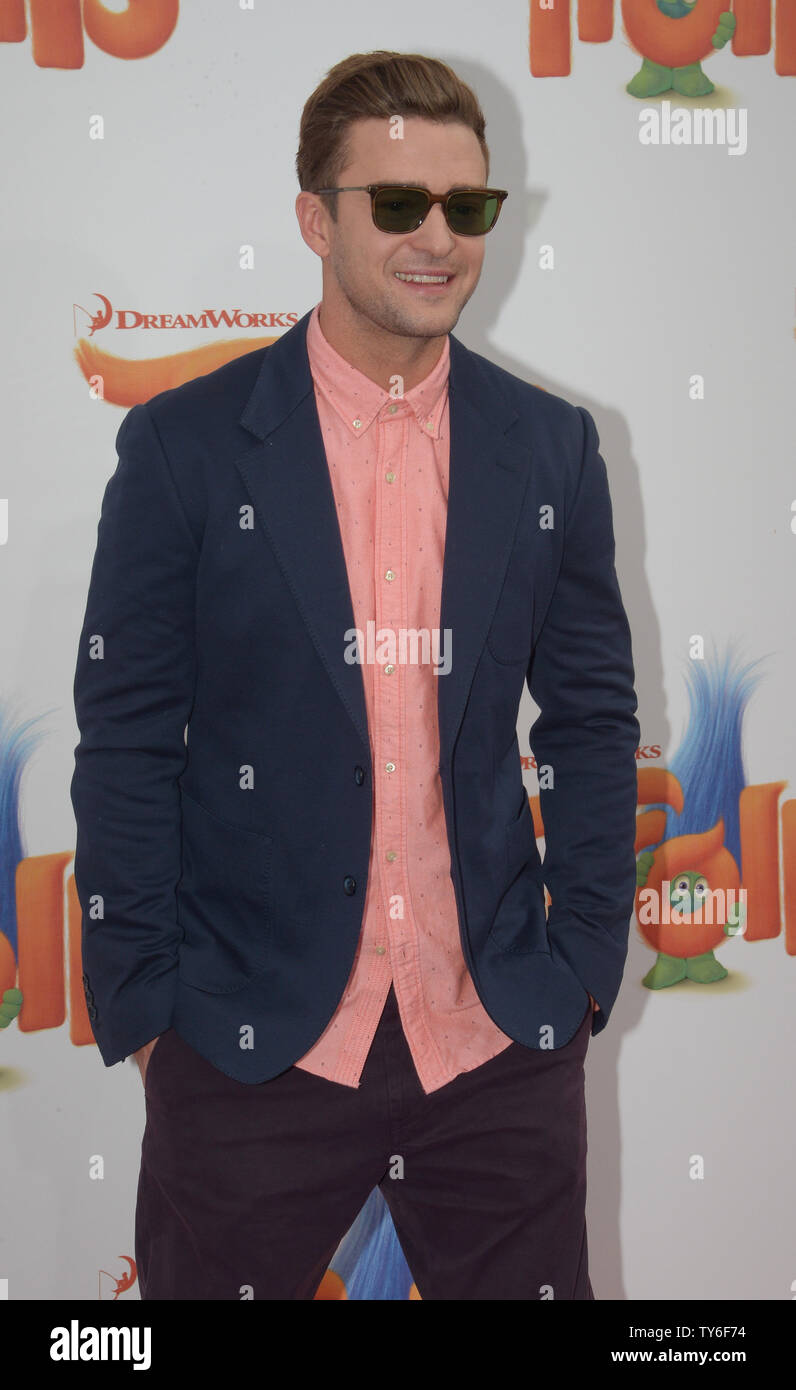 Cast member Justin Timberlake, the voice of Branch in the animated ...