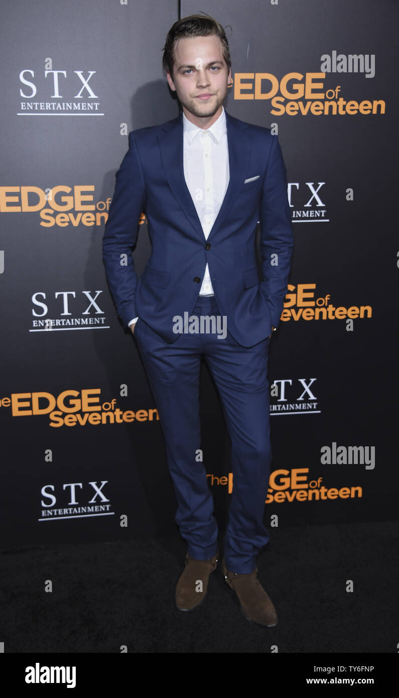 Cast member Alexander Calvert attends the premiere of "The Edge of ...