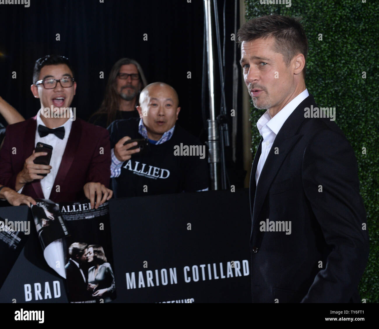Cast member Brad Pitt attends the premiere of the motion picture ...