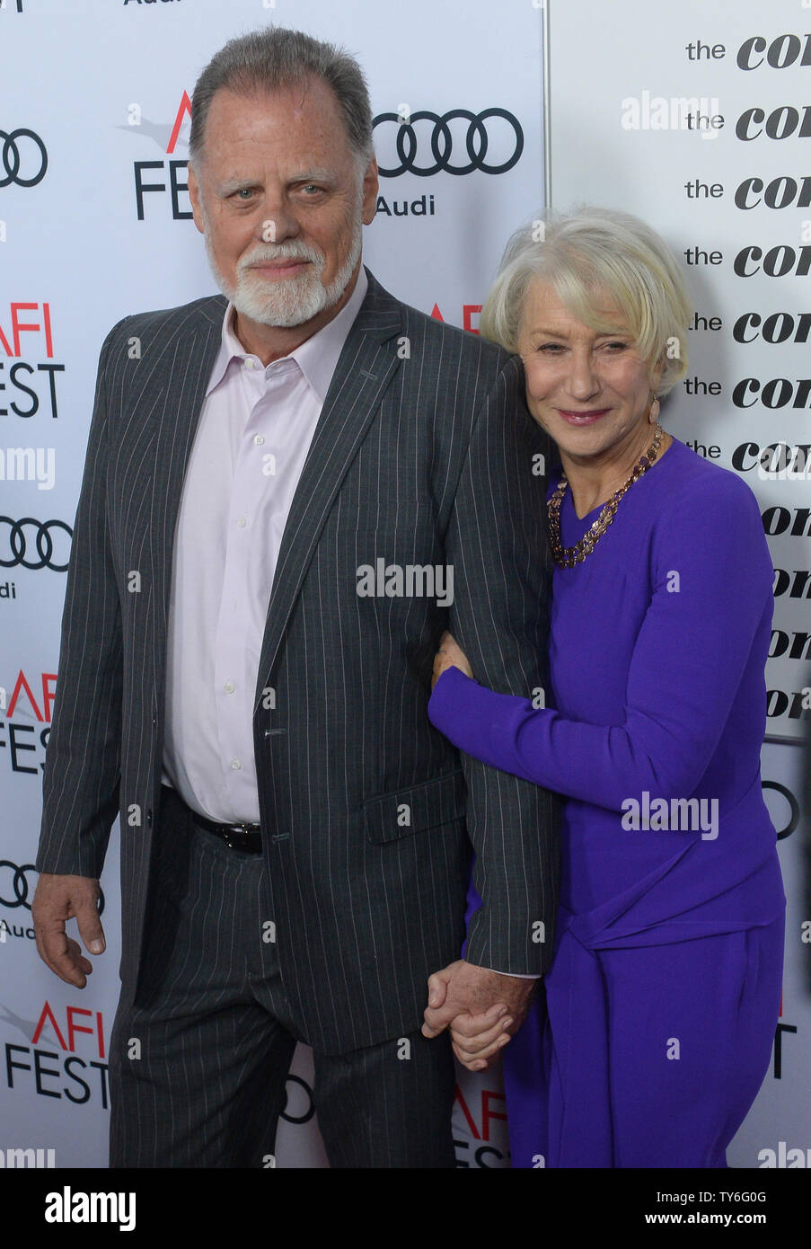 Director Taylor Hackford and his wife actress Helen Mirren attend the ...