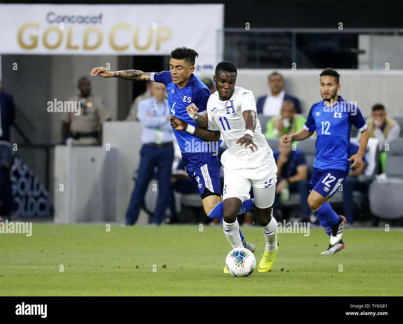 Los Angeles, California, USA. 25th June, 2019. El Salvador defender ...