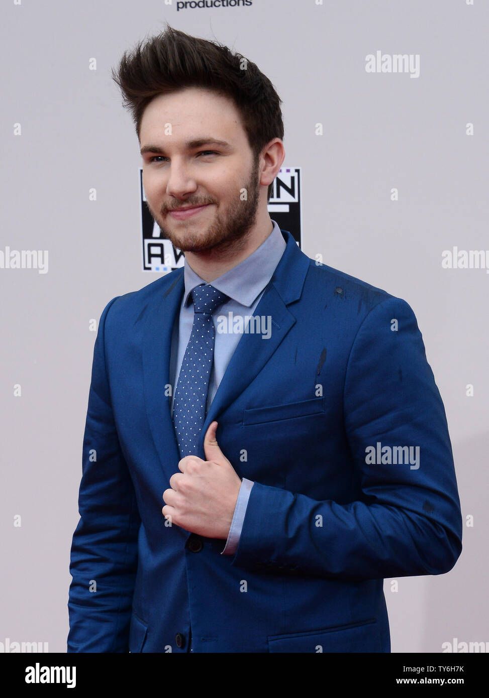 AJ Lehrman arrives for the 2016 American Music Awards held at Microsoft ...