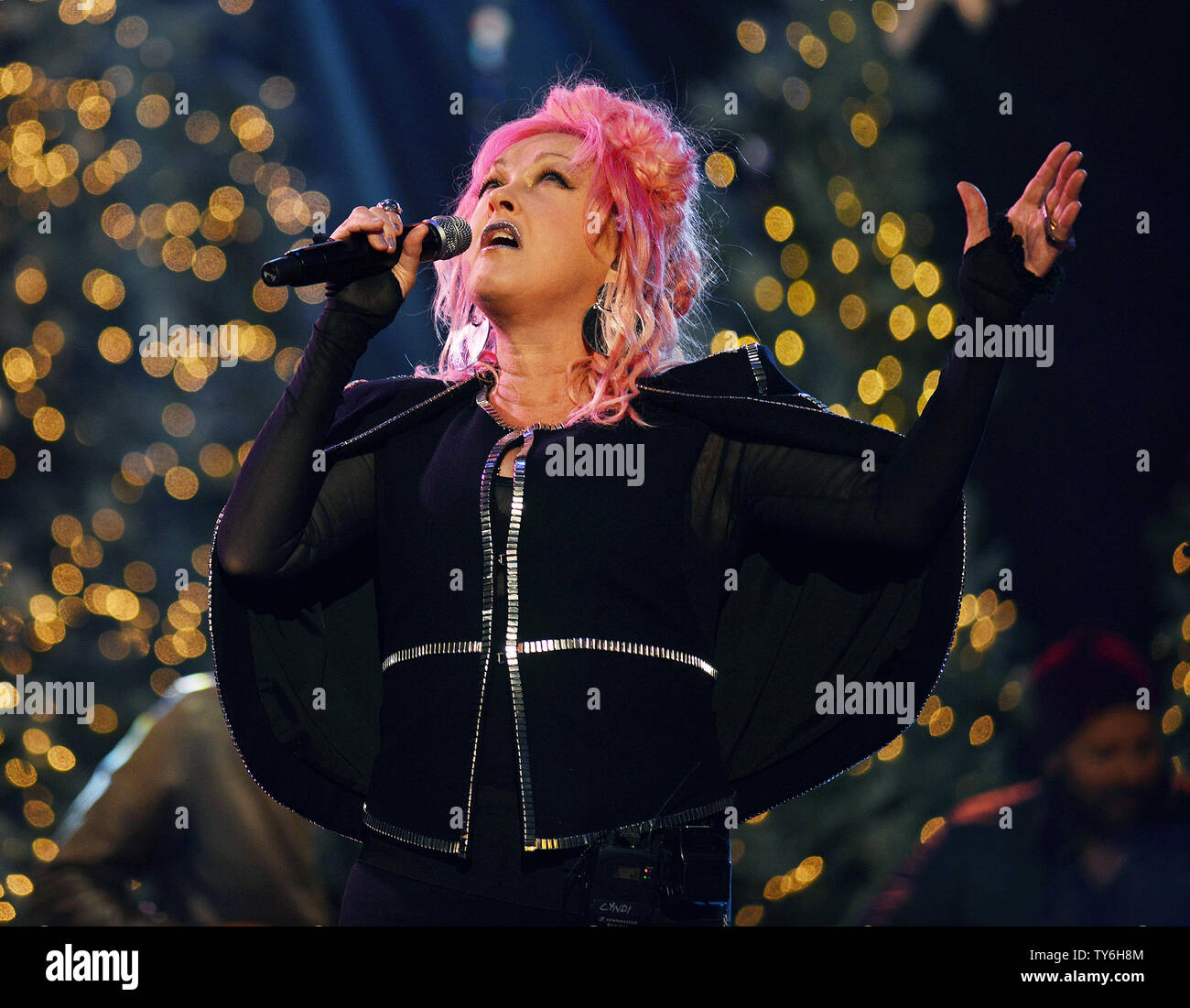 Singer Cyndi Lauper performs at the All-Star Concert at the 85th Annual ...