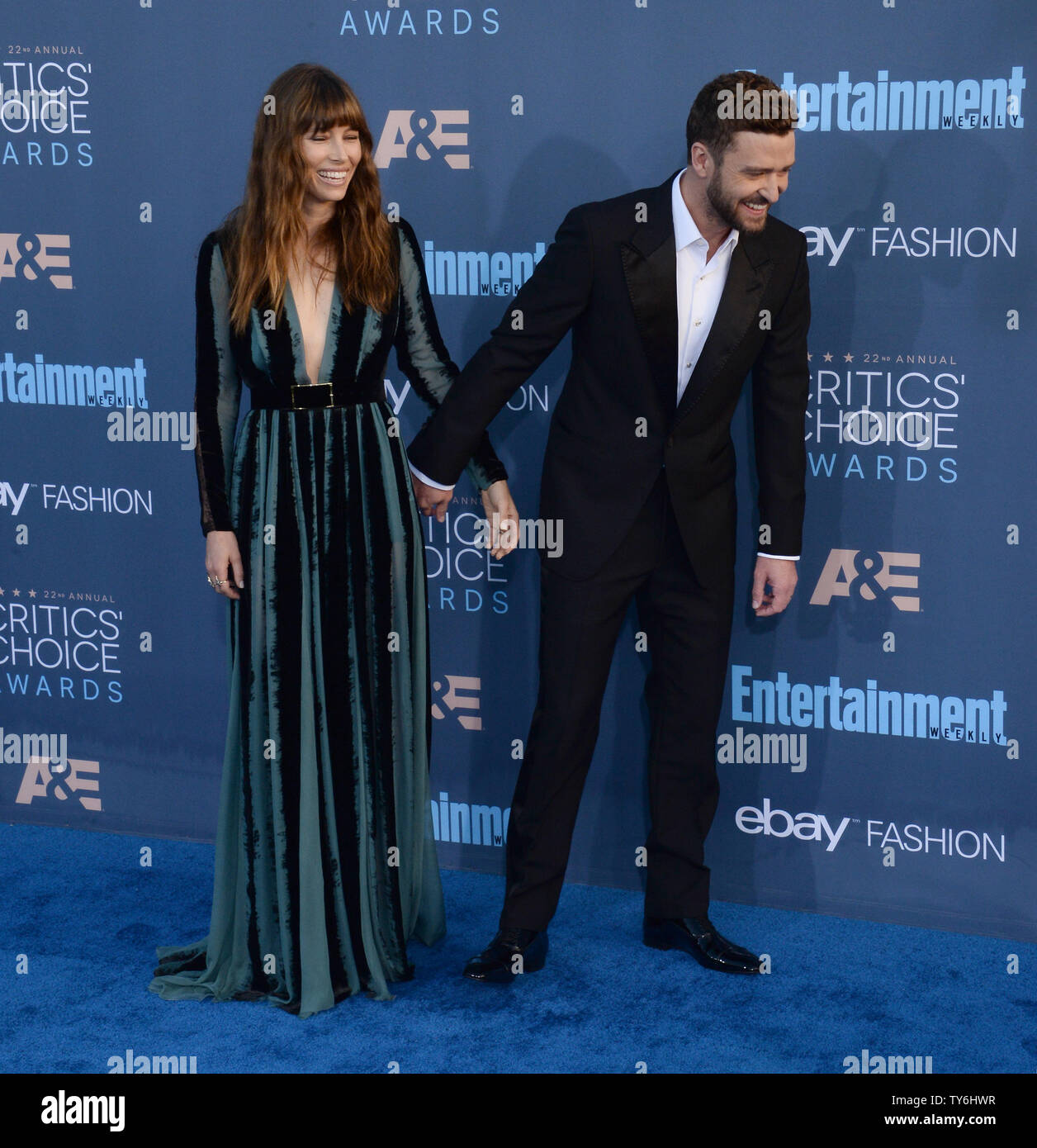 Justin timberlake wife jessica biel hi-res stock photography and images ...