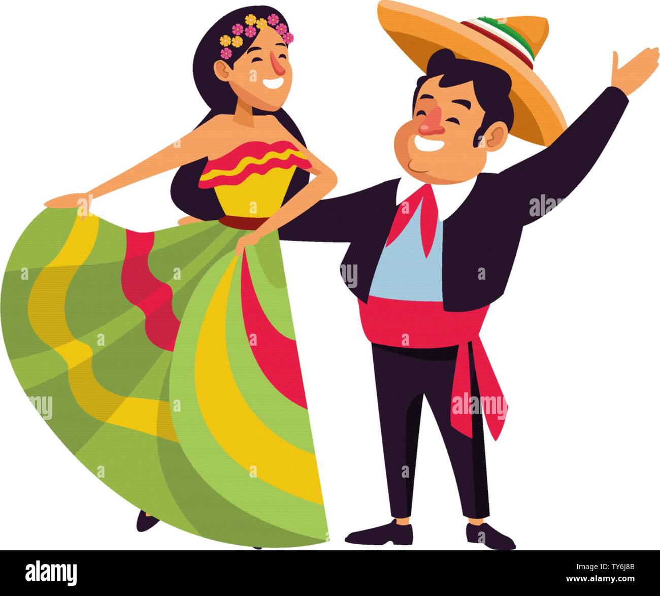 mexican traditional culture icon cartoon Stock Vector Image & Art - Alamy