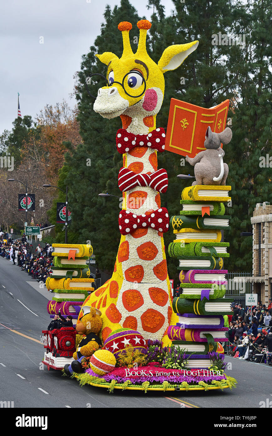 The UPS Store 'Books Bring Us Together' float, winner of the Isabella ...