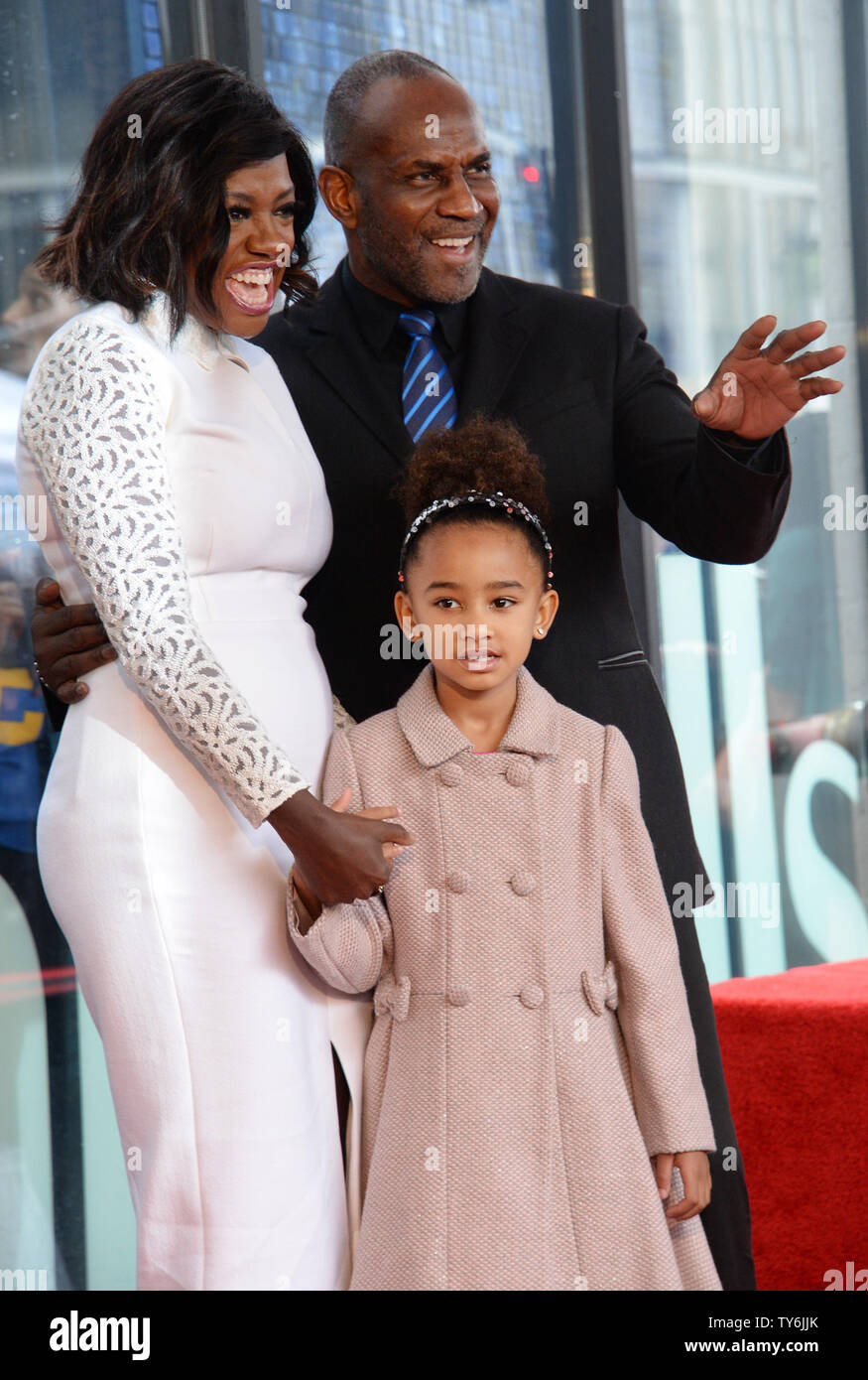 Actress Viola Davis is joined by her husband Julius Tennon and their ...
