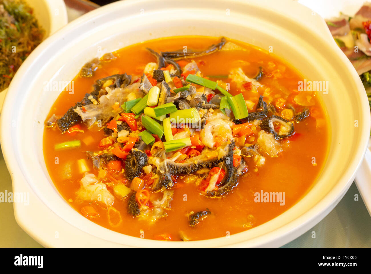 Mao belly stewed fish belly, characteristic Hunan cuisine Stock Photo ...