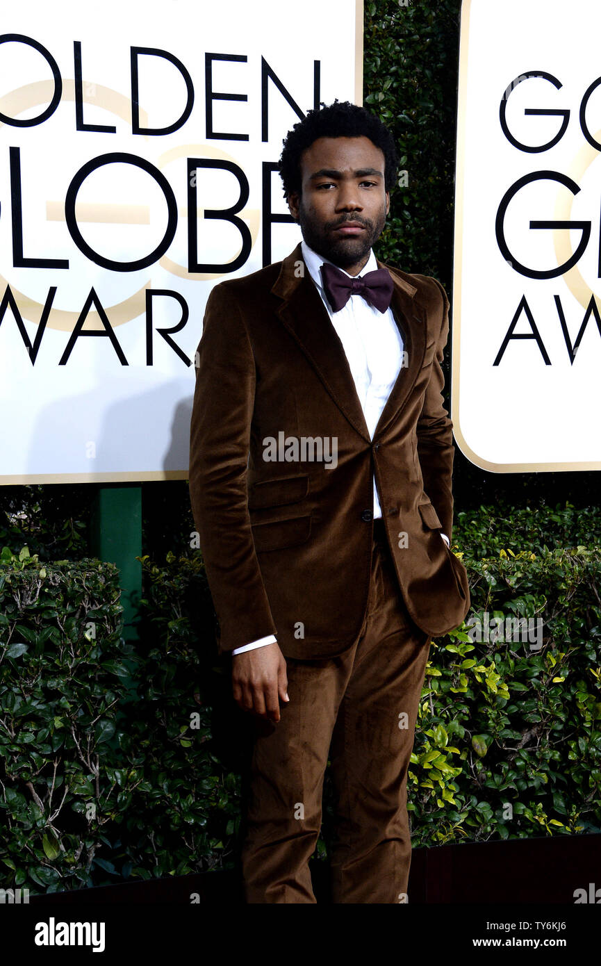 Donald Glover attends the 74th annual Golden Globe Awards at the ...