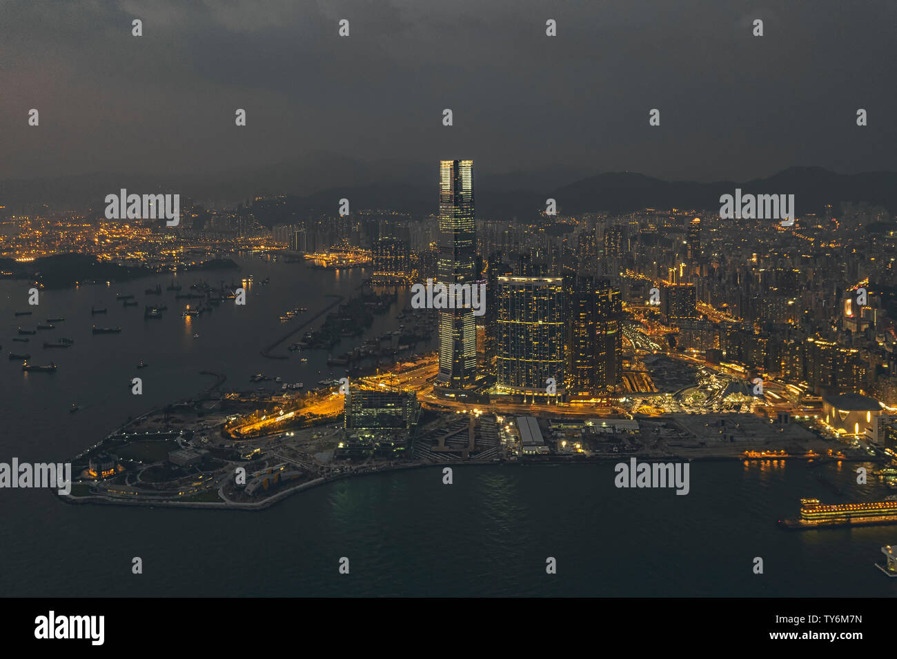 Hong Kong City Scenery Stock Photo - Alamy