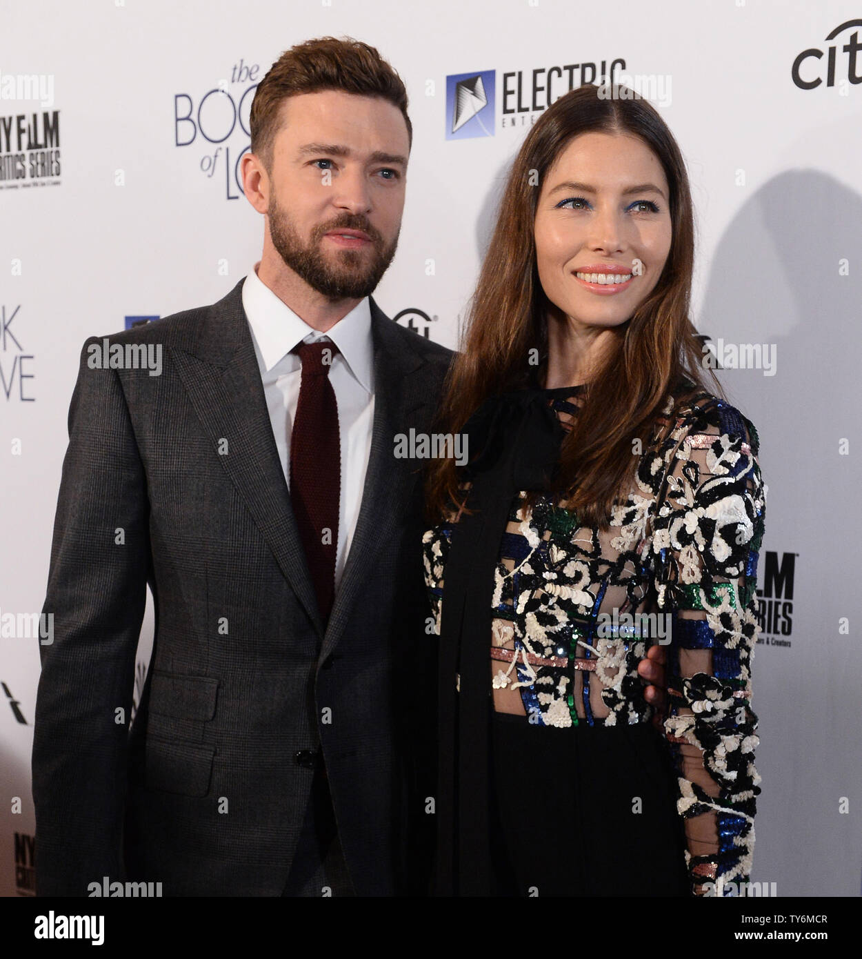 Cast member Jessica Biel and her husband, actor and singer Justin ...