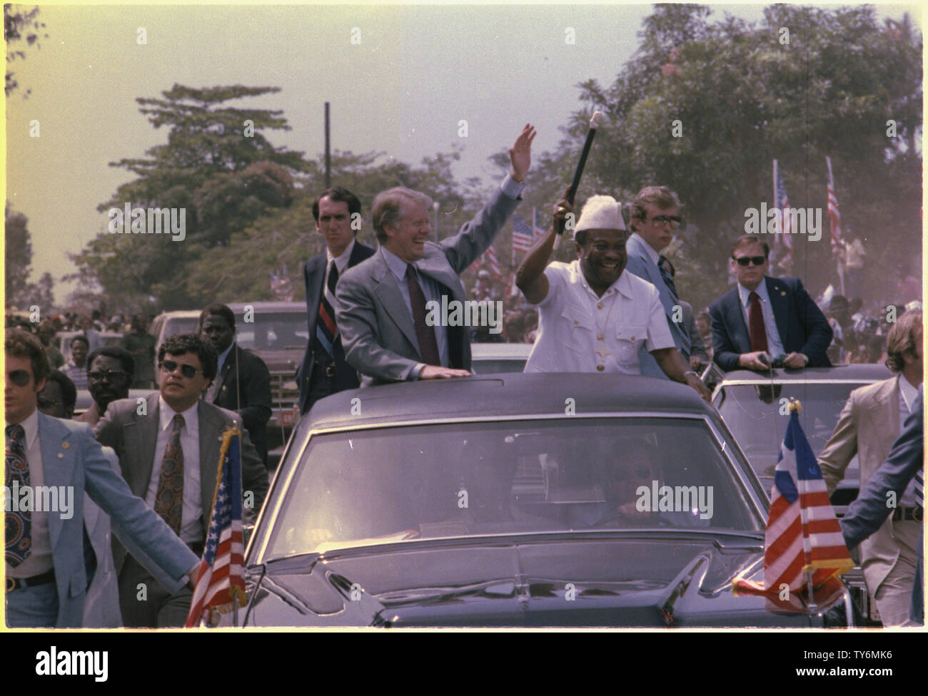 Jimmy carter motorcade hi-res stock photography and images - Alamy