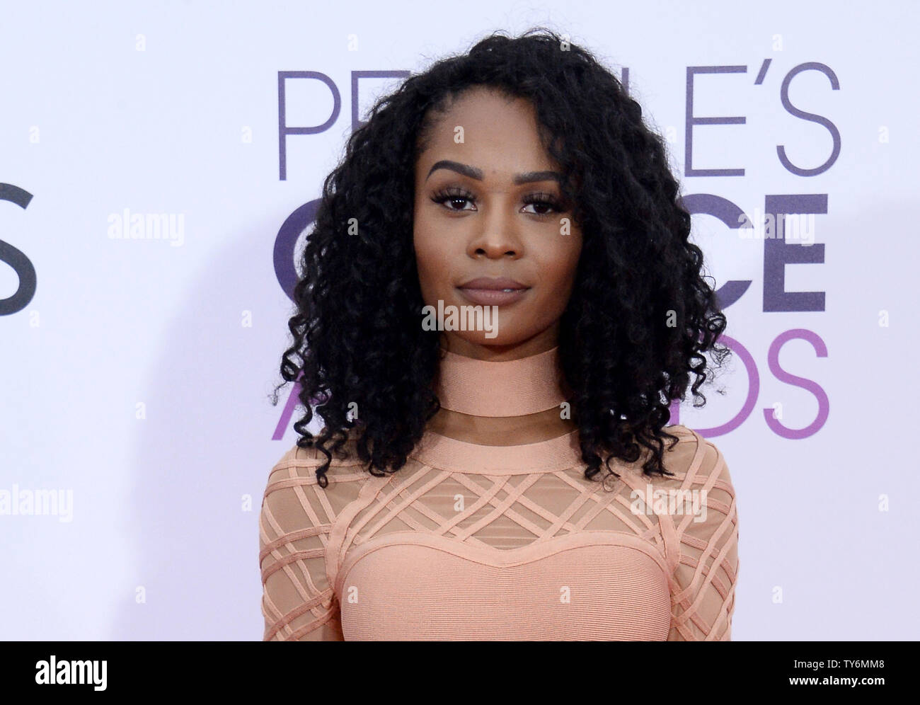 TV personality Zuri Hall attends the 43rd annual People's Choice Awards ...