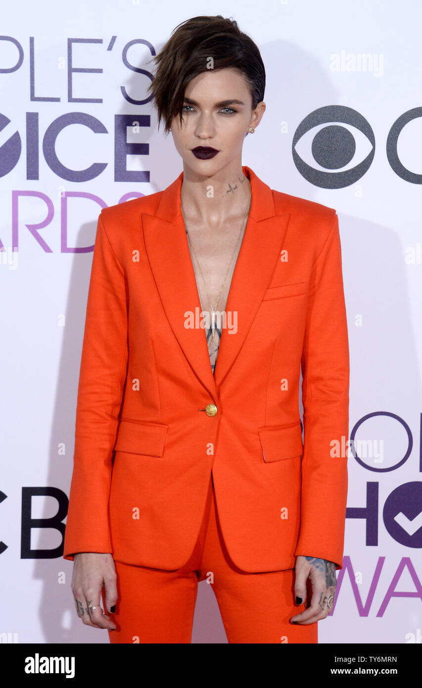 Actress Ruby Rose attends the 43rd annual People's Choice Awards at the ...