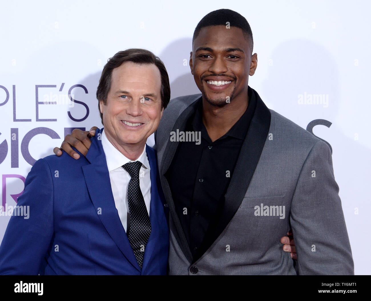 Actors Bill Paxton (L) and Justin Cornwell attend the 43rd annual ...