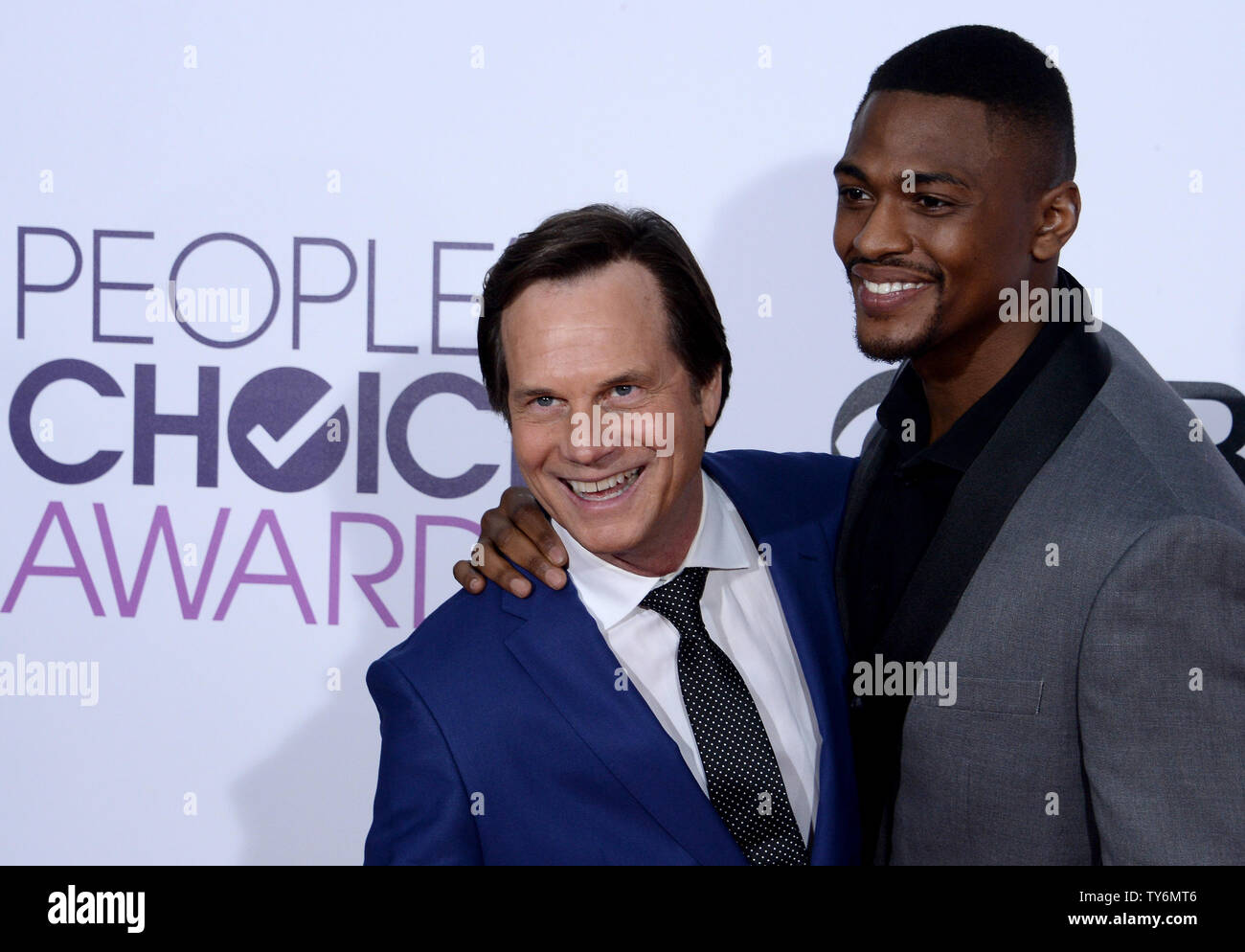 Actors Bill Paxton (L) and Justin Cornwell attend the 43rd annual ...