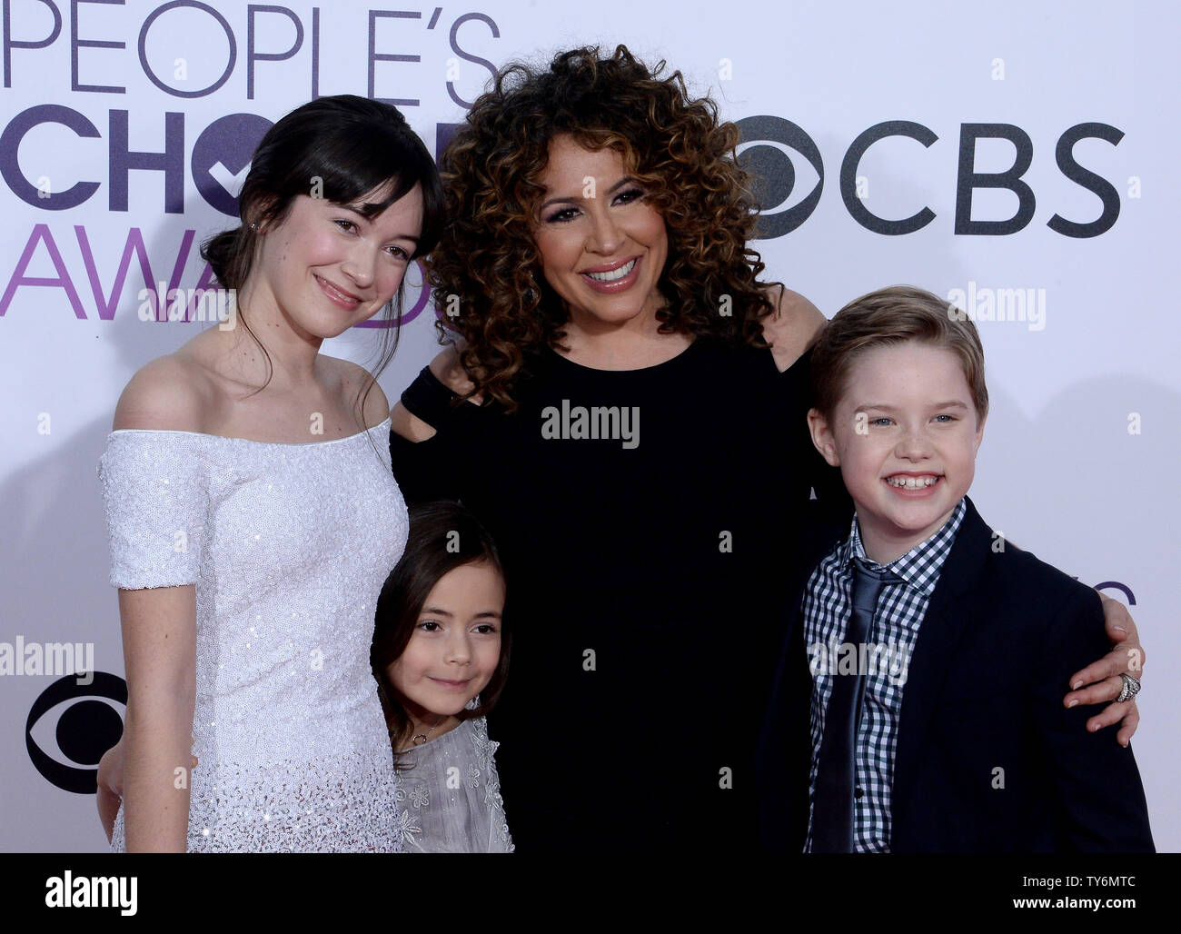 (L-R) Actors Grace Kaufman, Hala Finley, Diana Maria Riva and Matthew ...