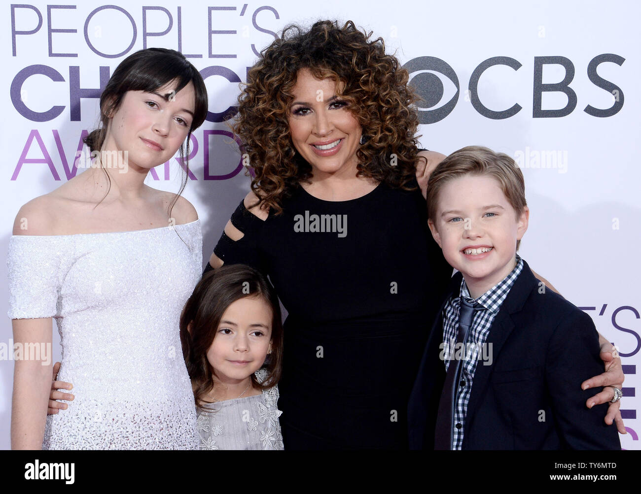 (L-R) Actors Grace Kaufman, Hala Finley, Diana Maria Riva and Matthew ...