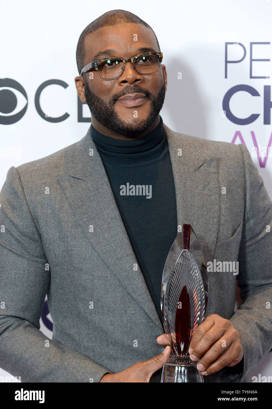Actor/director Tyler Perry appears backstage with his Humanitarian ...