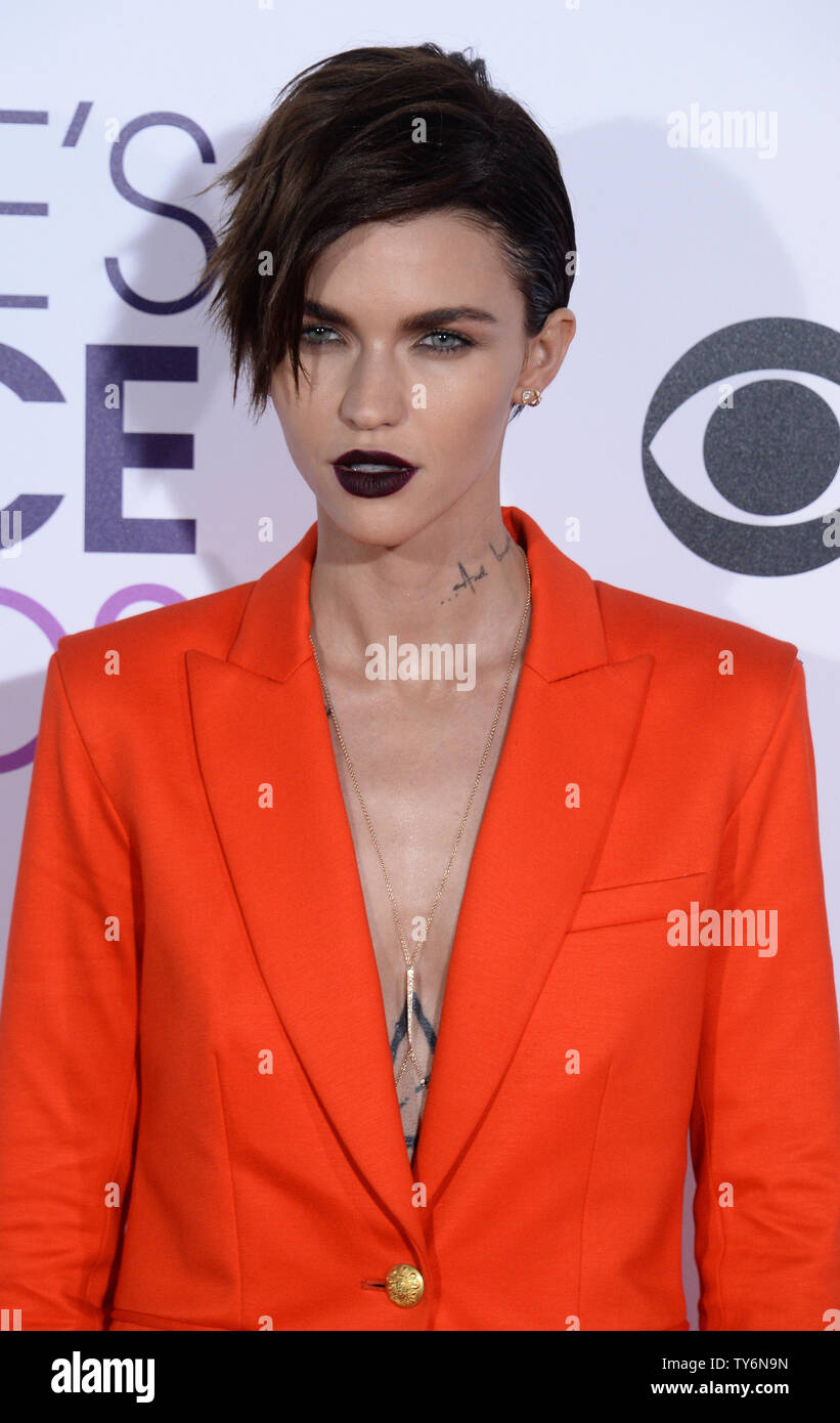 Actress Ruby Rose attends the 43rd annual People's Choice Awards at the ...
