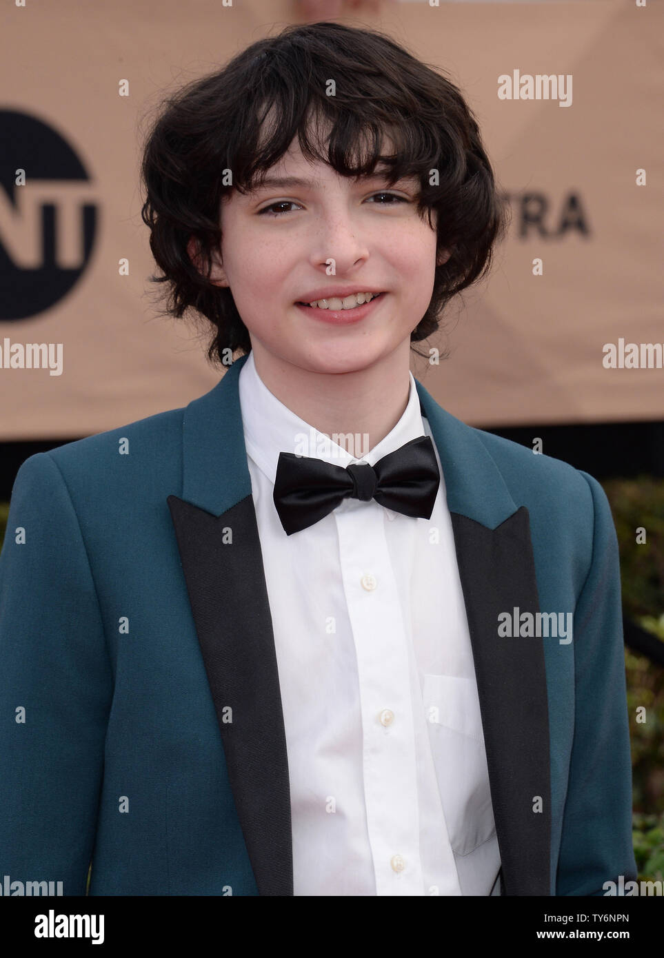 Actor Finn Wolfhard arrives for the the 23rd annual SAG Awards held at ...