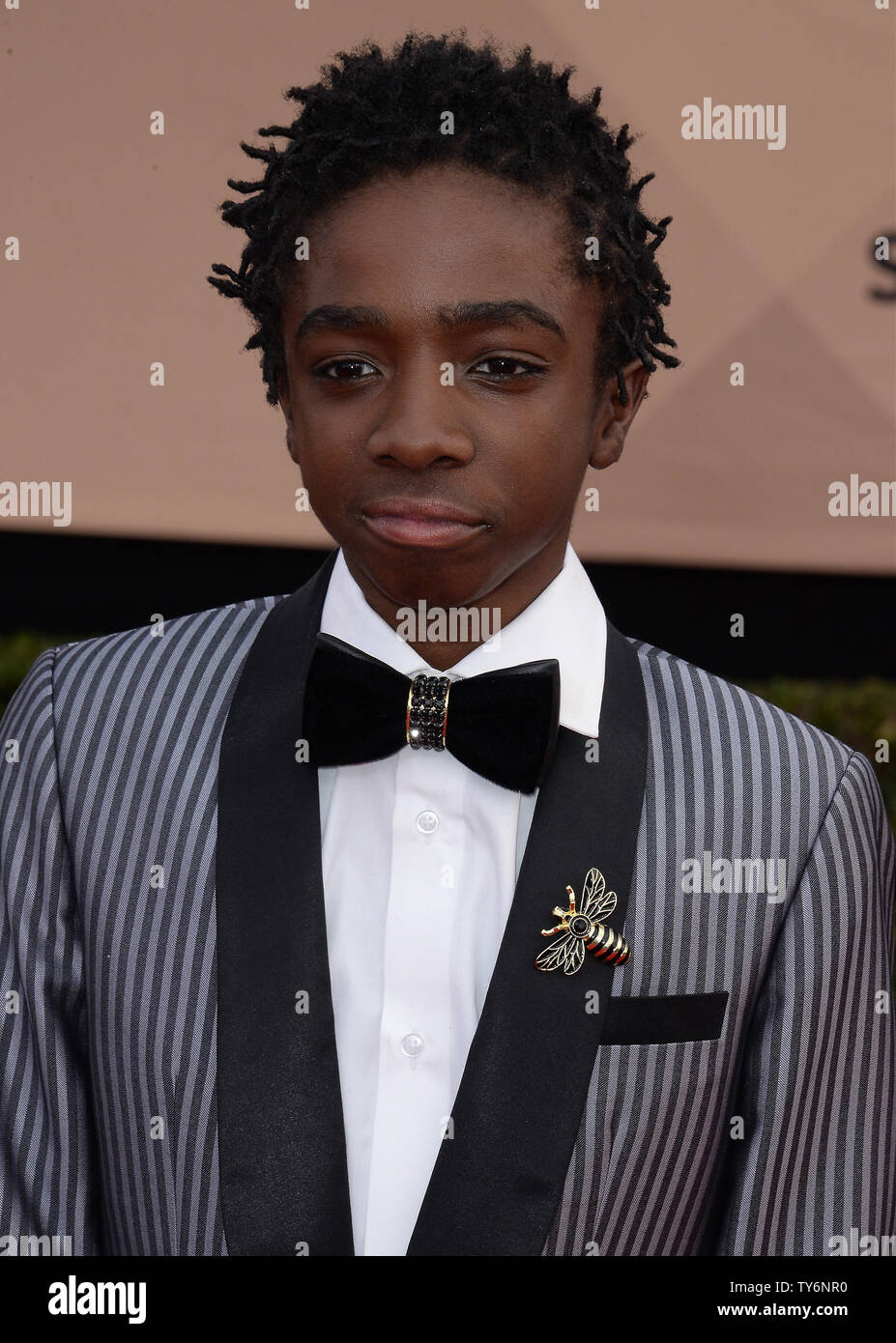 Actor Caleb McLaughlin arrives for the the 23rd annual SAG Awards held ...