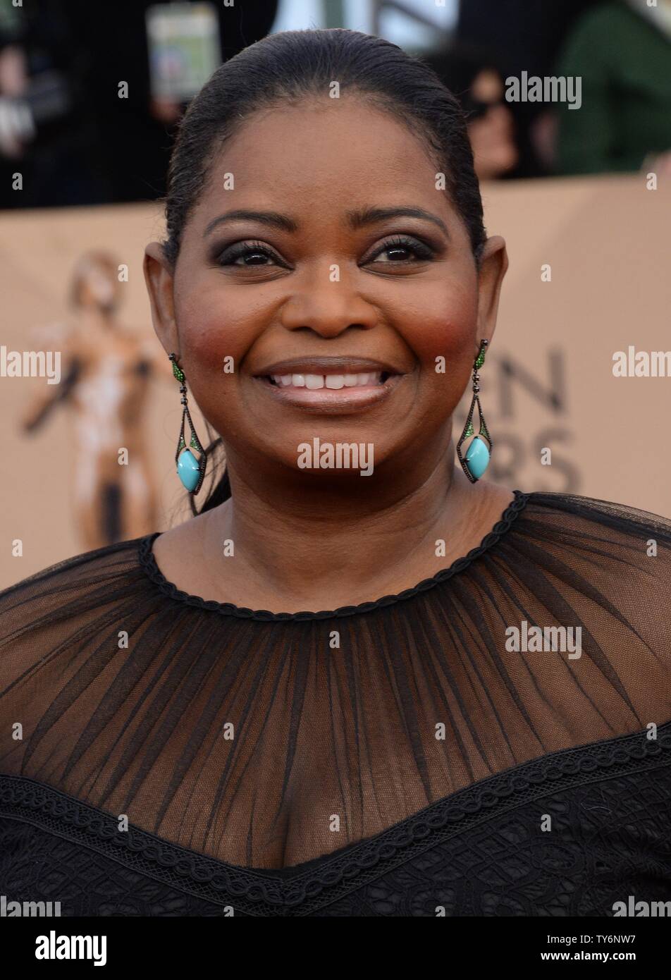 Actress Octavia Spencer arrives for the the 23rd annual SAG Awards held ...
