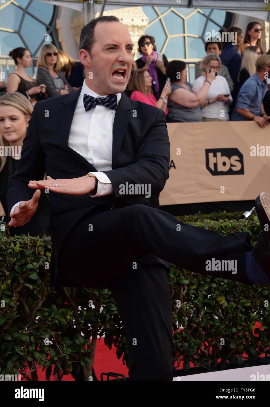 Actor Tony Hale arrives for the the 23rd annual SAG Awards held at the ...
