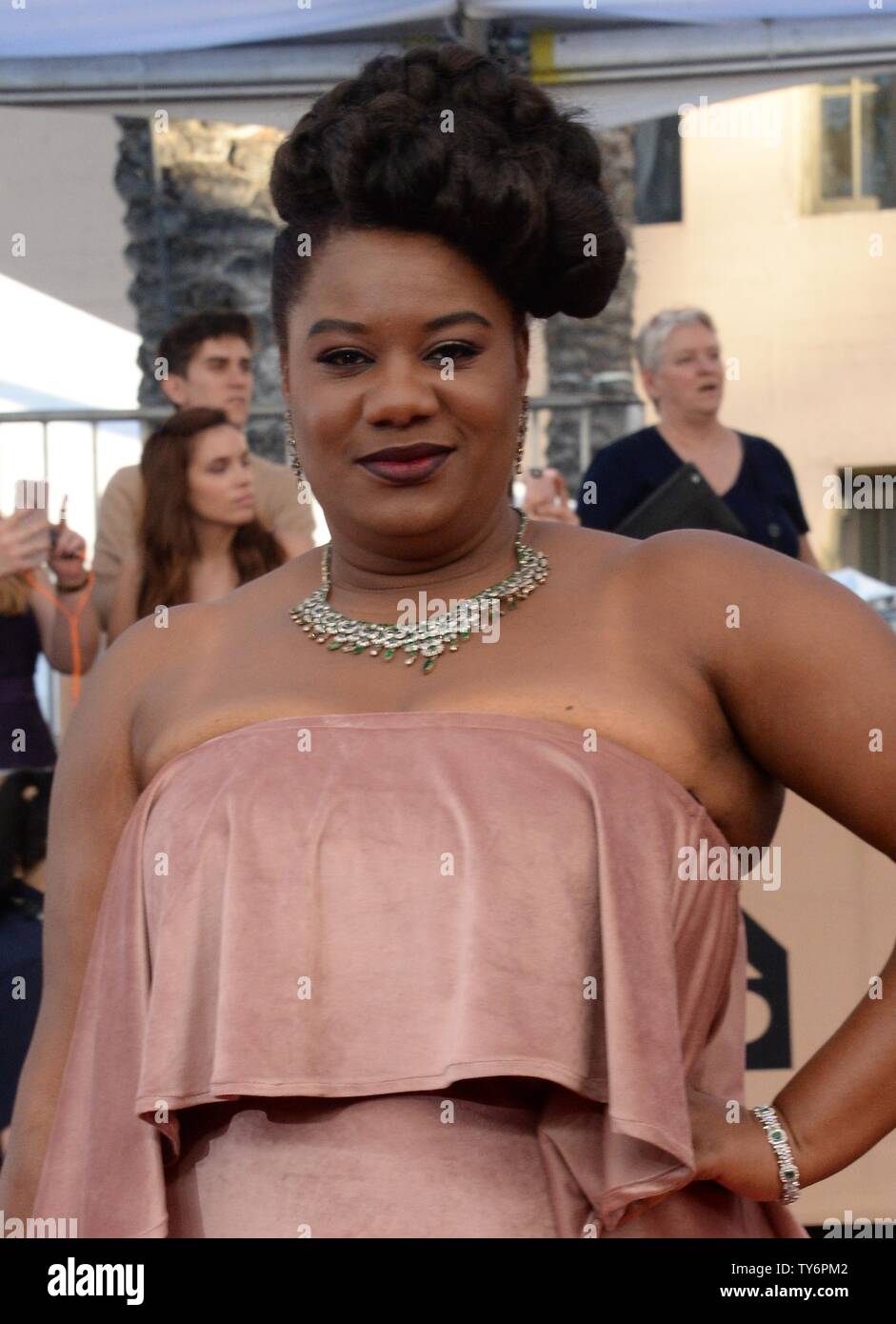 Actress Adrienne C. Moore arrives for the the 23rd annual SAG Awards ...