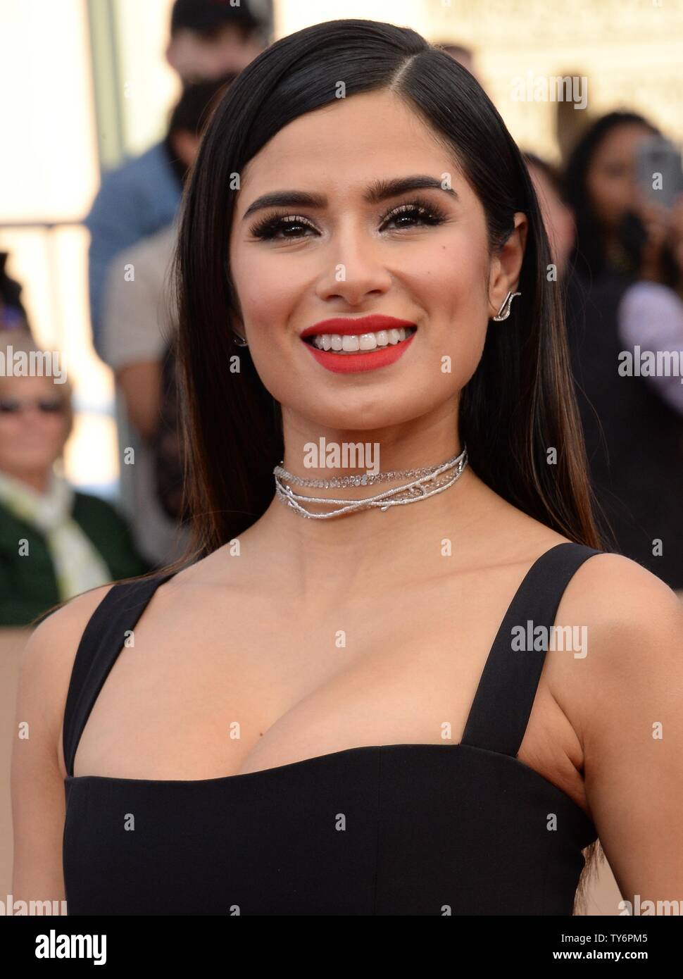 Actress Diane Guerrero arrives for the the 23rd annual SAG Awards held ...