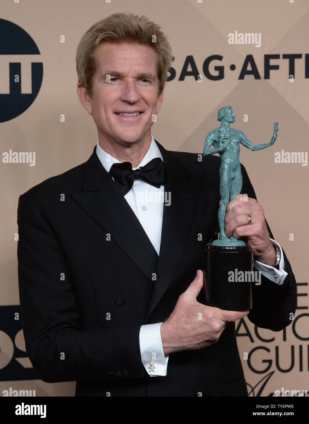 Matthew Modine appears backstage with his award for Outstanding ...