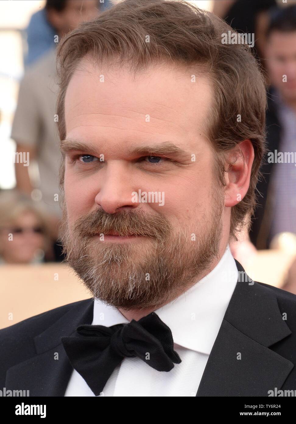 Actor David Harbour arrives for the the 23rd annual SAG Awards held at ...