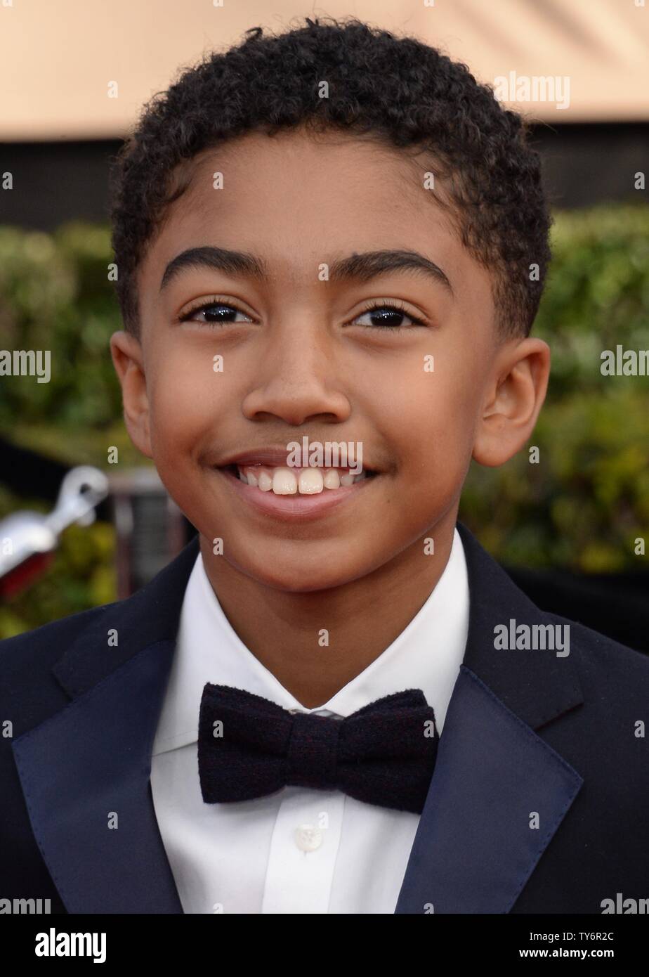 Actor Miles Brown arrives for the 23rd annual SAG Awards held at the ...