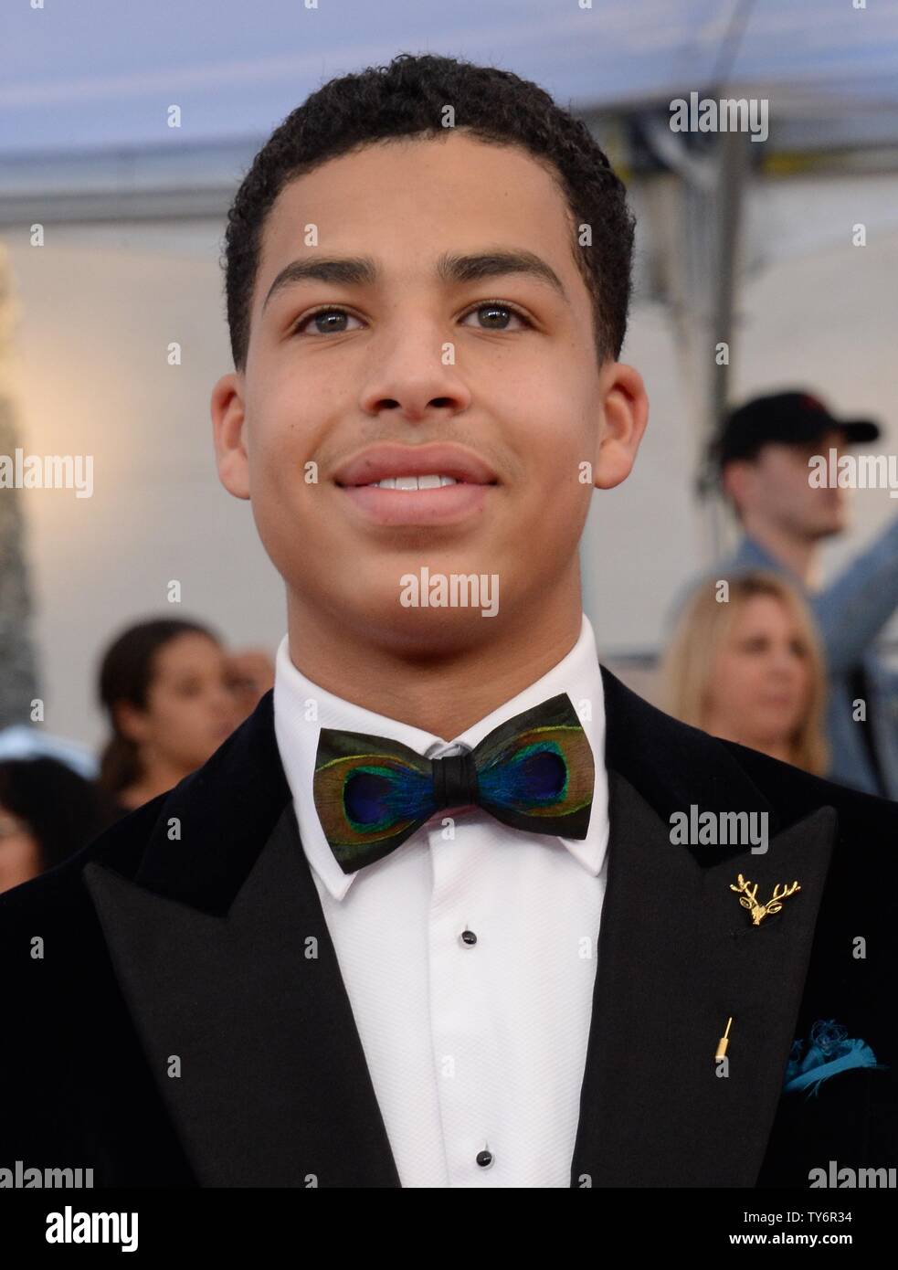 Actor Marcus Scribner arrives for the 23rd annual SAG Awards held at ...