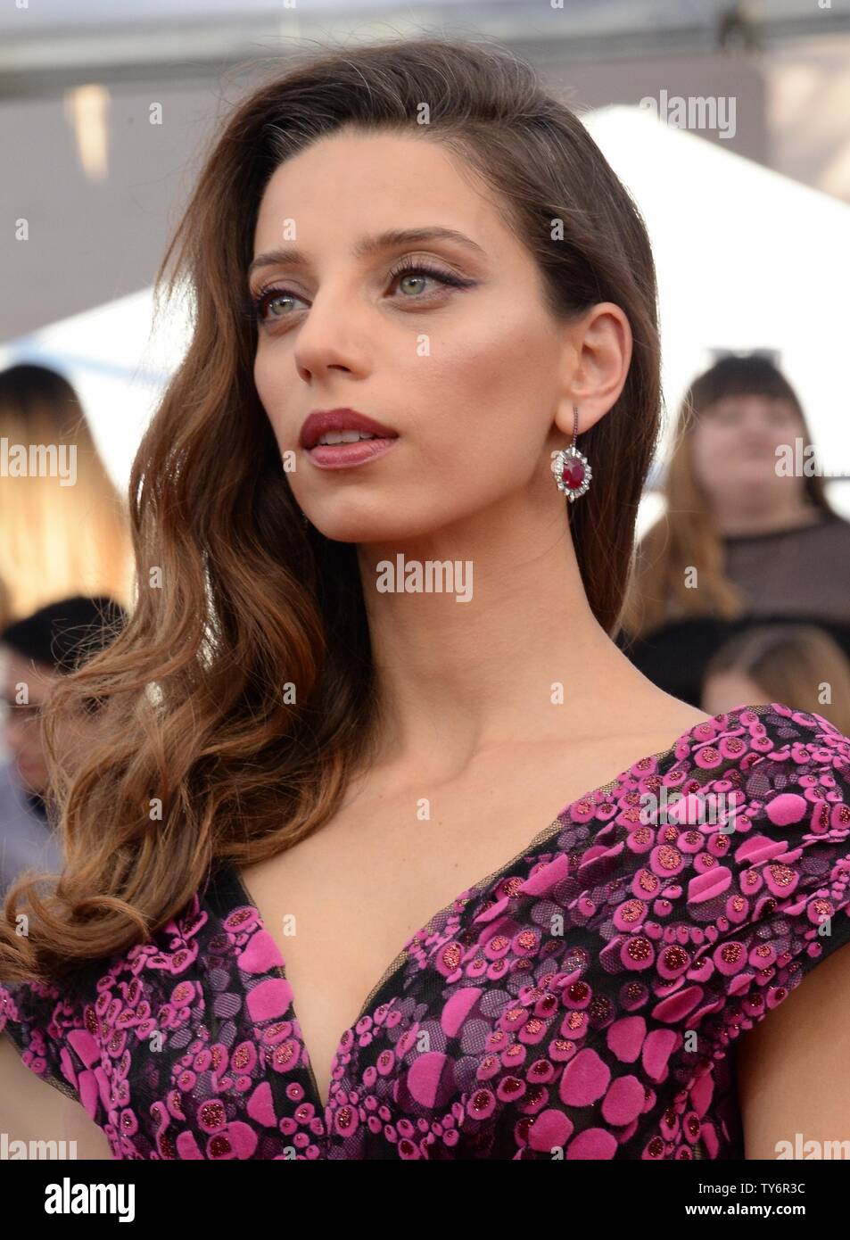 Actress Angela Sarafyan arrives for the 23rd annual SAG Awards held at ...