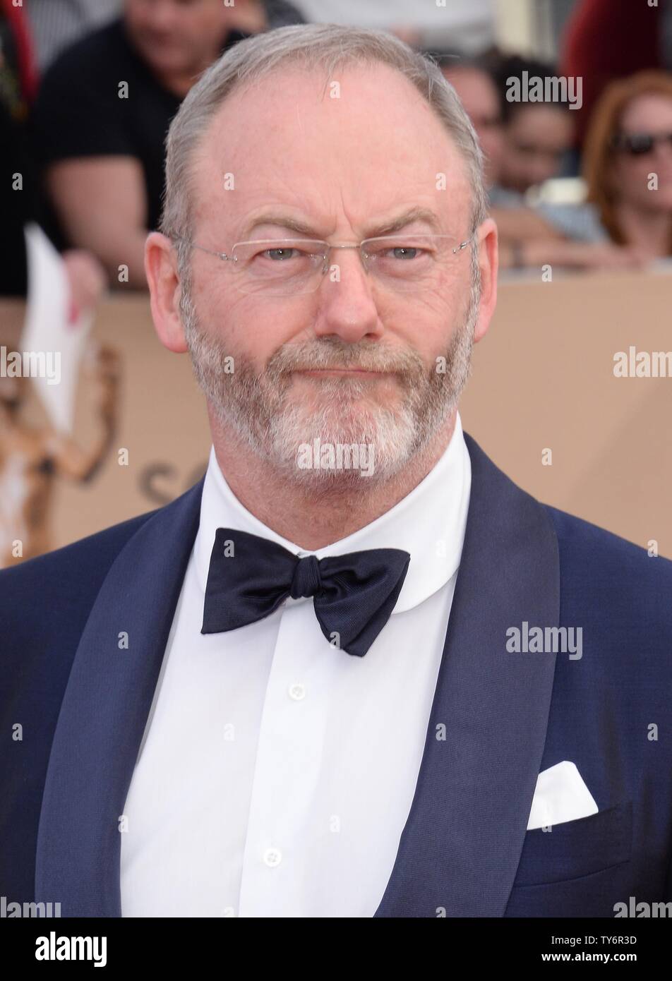 Actor Liam Cunningham arrives for the 23rd annual SAG Awards held at ...