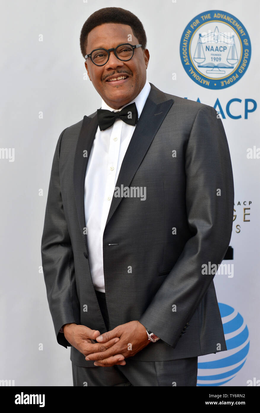 Judge Greg Mathis arrives for the 48th NAACP Image Awards at the ...