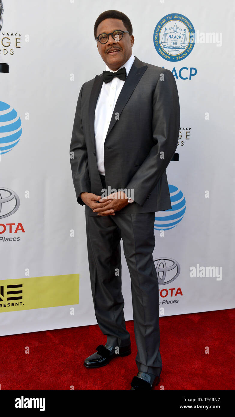 Judge Greg Mathis arrives for the 48th NAACP Image Awards at the ...