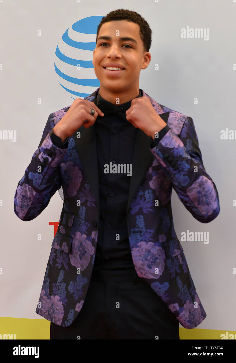 Actor Marcus Scribner arrives for the 48th NAACP Image Awards at the ...