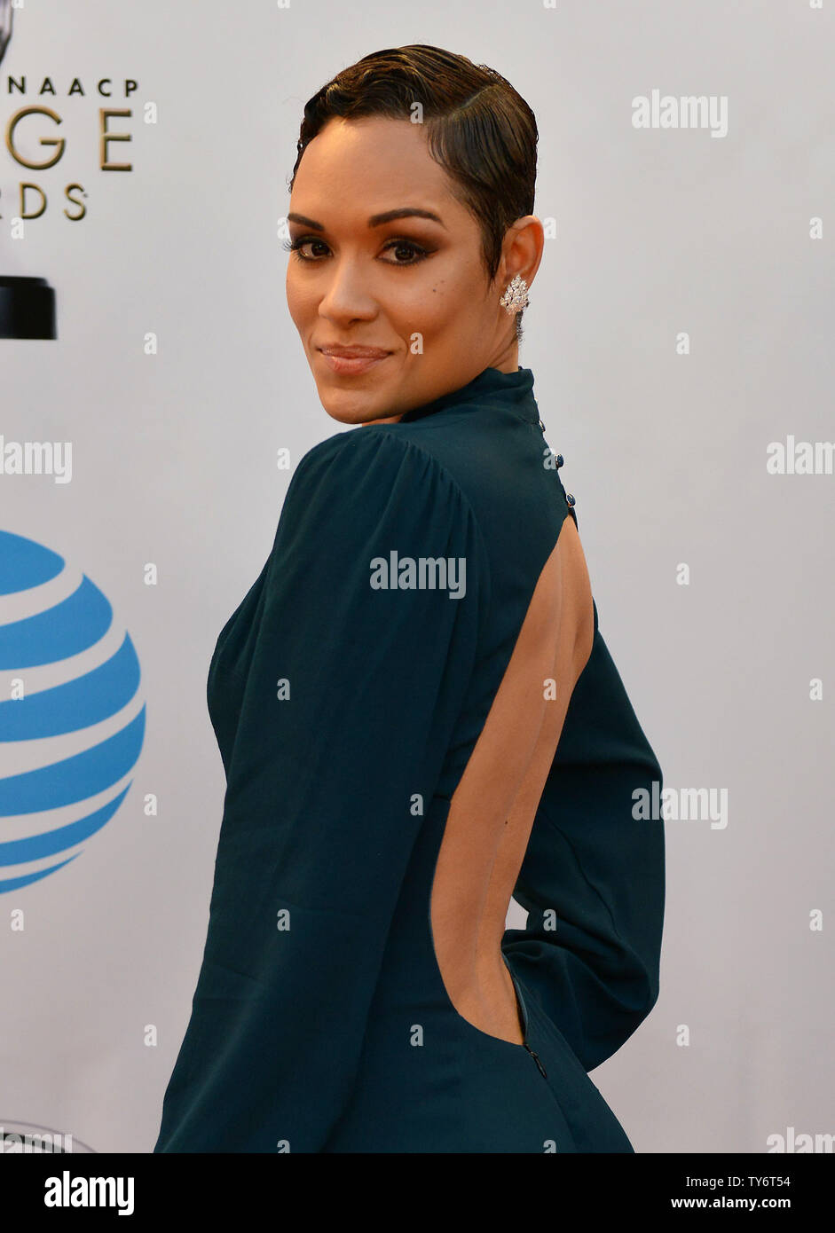 Actress Grace Gealy arrives for the 48th NAACP Image Awards at the ...