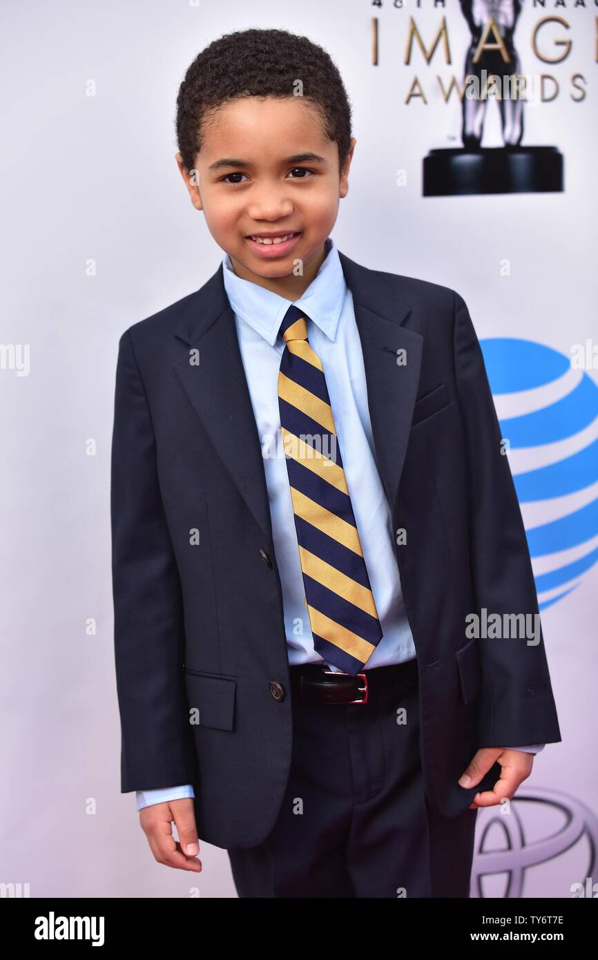 Ethan Hutchison arrives for the 48th NAACP Image Awards at the Pasadena ...