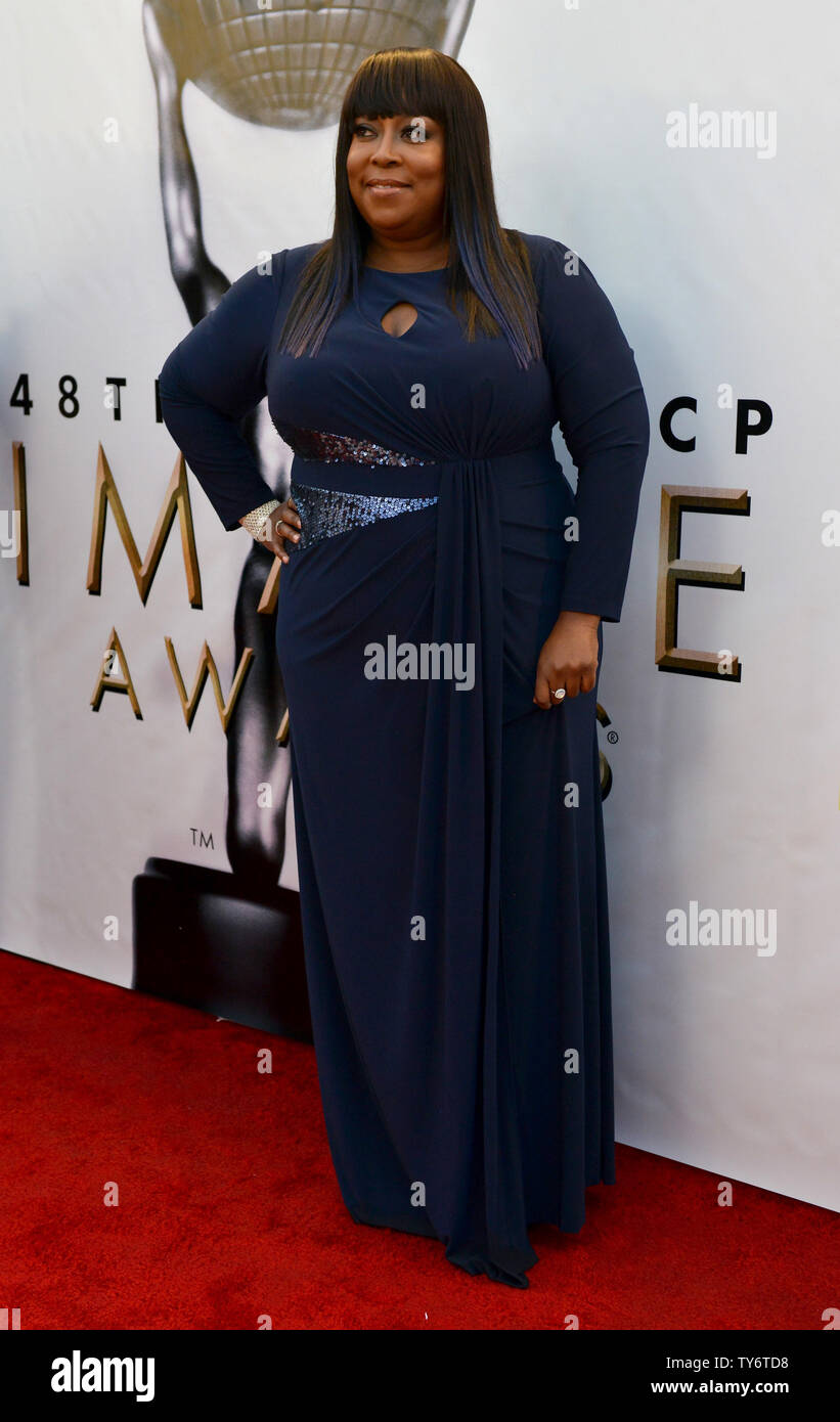 TV personality Loni Love arrives for the 48th NAACP Image Awards at the ...