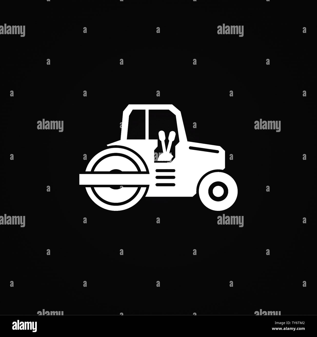Heavy vehicle related icon on background for graphic and web design ...