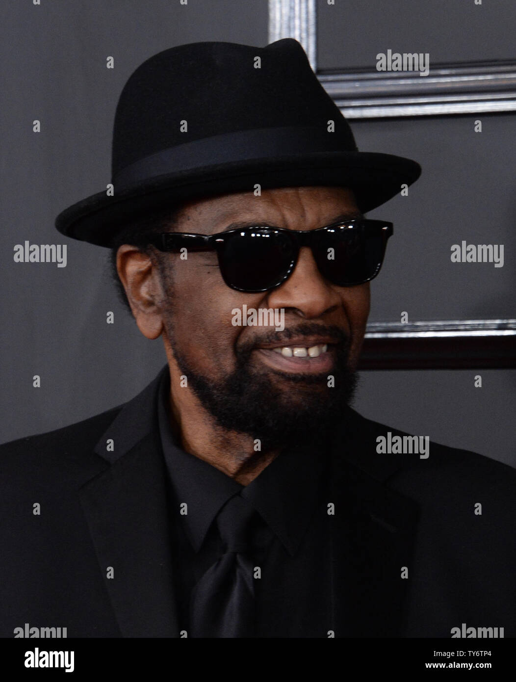 Singer William Bell arrives for the 59th annual Grammy Awards held at ...