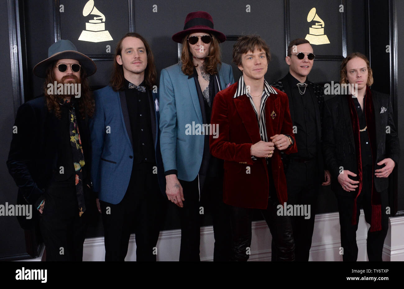(L-R) Musicians Matthan Minster, Nick Bockrath, Daniel Tichenor, Matt ...