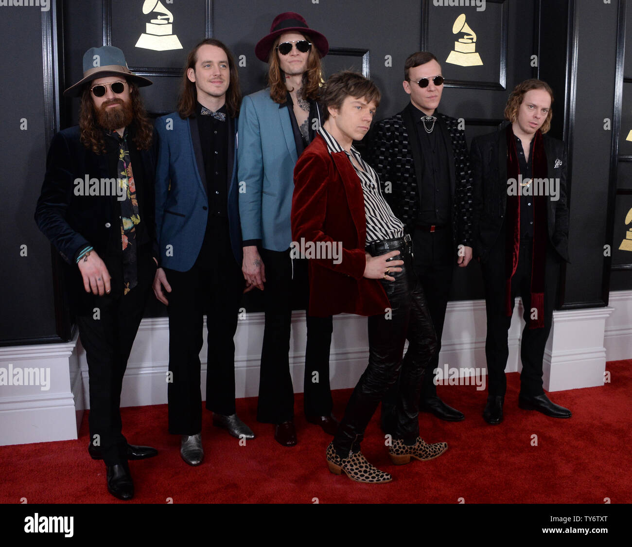 (L-R) Musicians Matthan Minster, Nick Bockrath, Daniel Tichenor, Matt ...