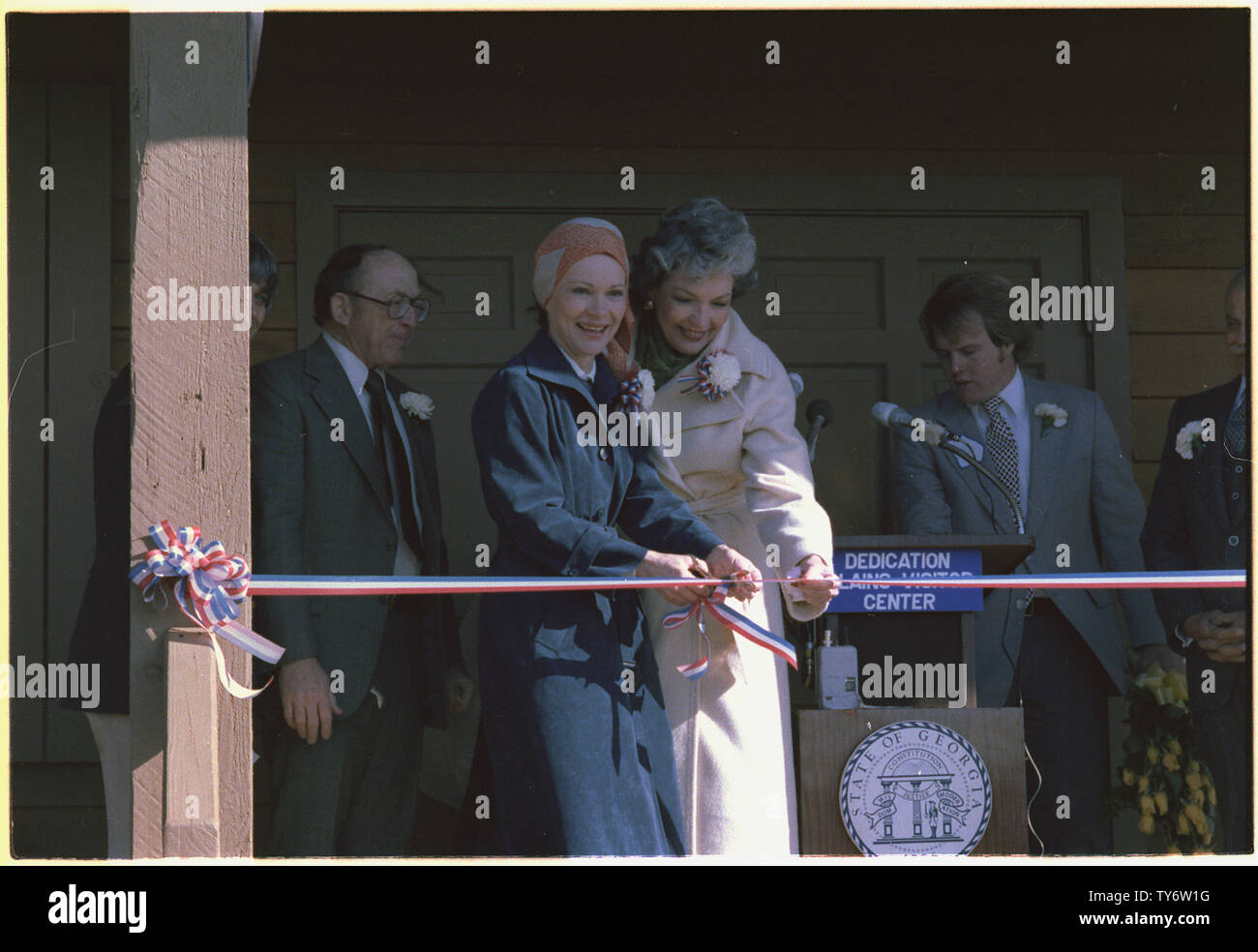 Jimmy Carter dancing with his secretary, Susan Clough Stock Photo - Alamy