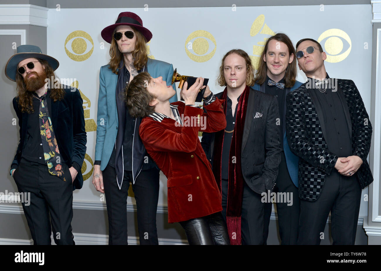 (L-R) Musicians Matthan Minster, Daniel Tichenor, Matt Shultz, Jared ...
