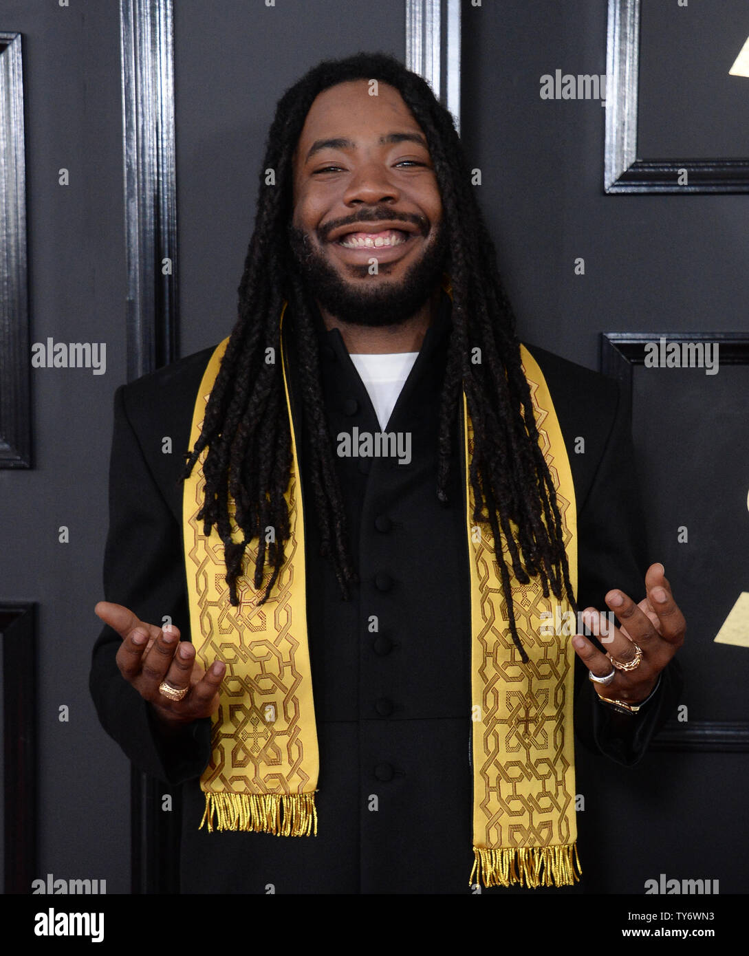 Musical artist D.R.A.M. arrives for the 59th annual Grammy Awards held ...